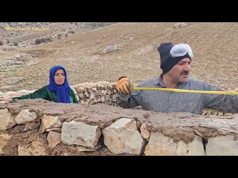 How did Ahmad build a window in the midst of hardships and mud and stone?