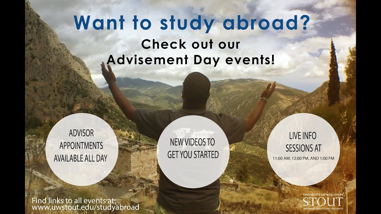 Advisement Day Message from OIE Director, UW-Stout - YouTube