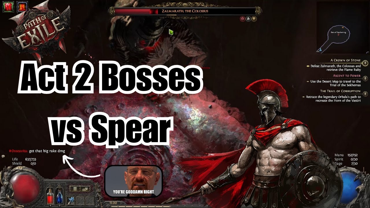 Desert Bosses Fight Compilation | PoE 2 : Dawn of the Hunt | Spear ...