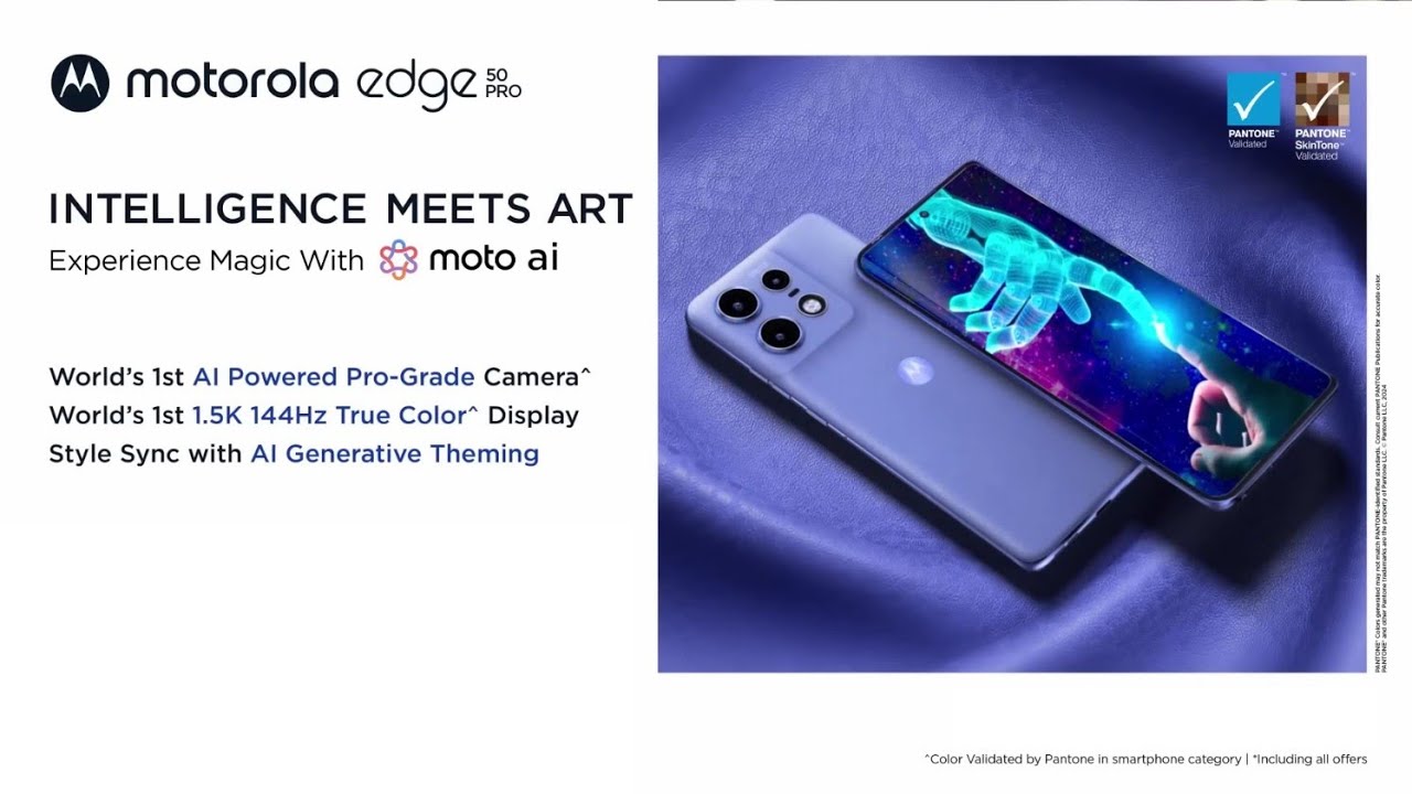 Motorola Edge 50 Pro: Intelligence Meets Art | Official Introduction - YouTube