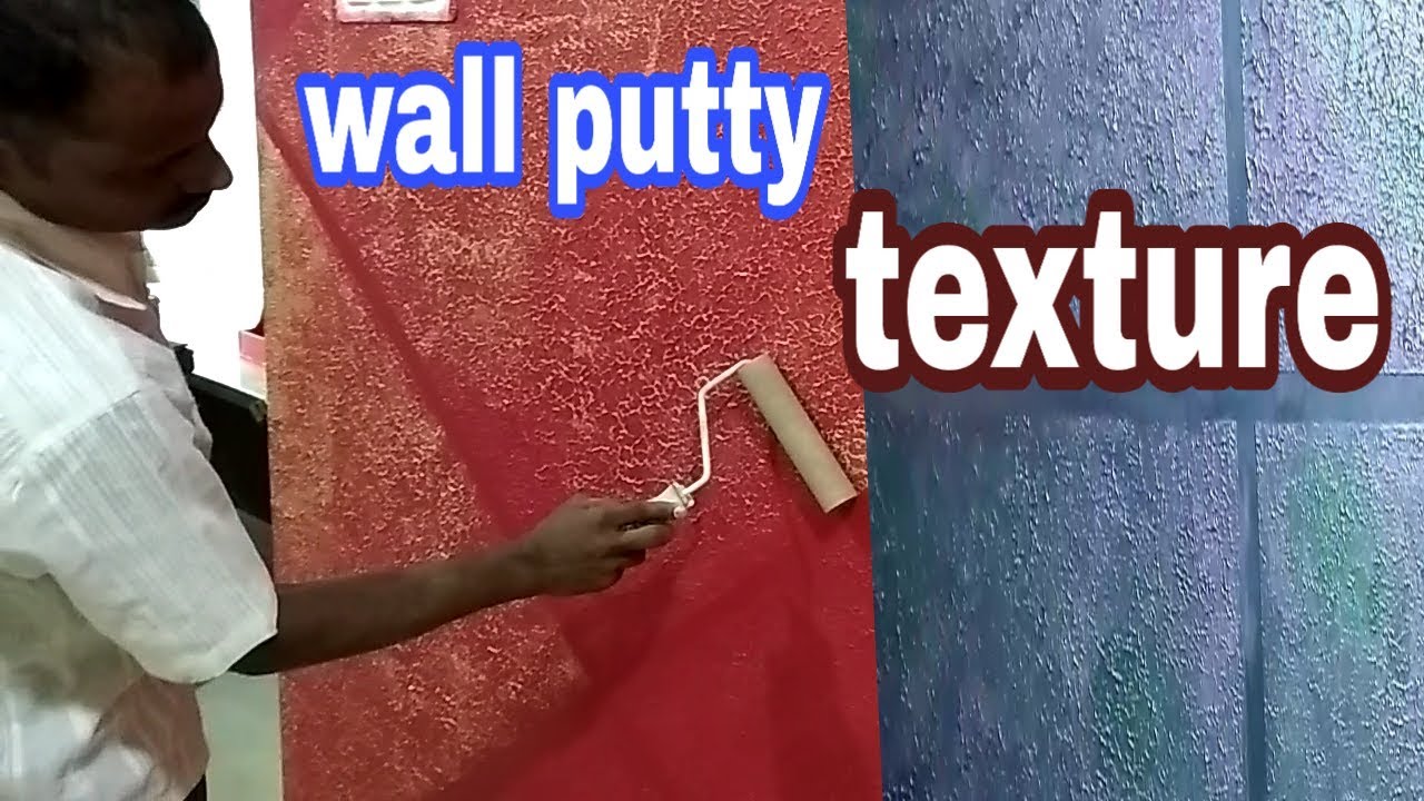 Wall putty new texture design ( in infinitex ) - YouTube
