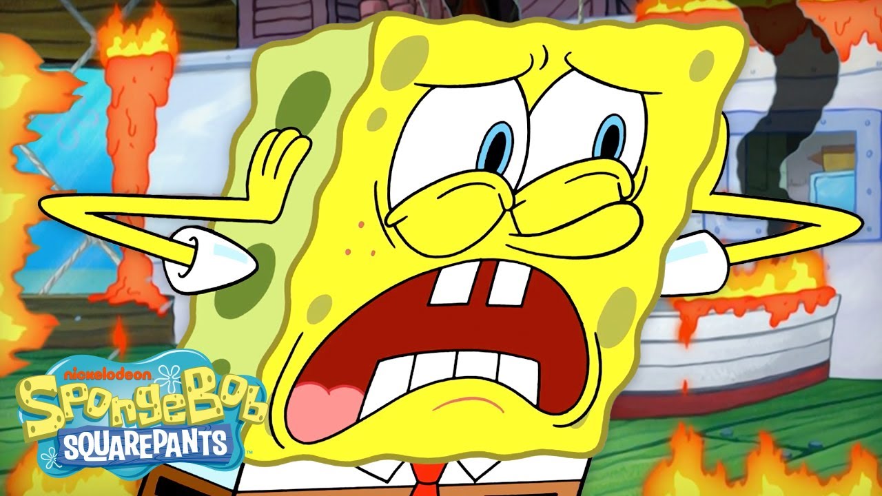 Every Time The Krusty Krab was Destroyed! | 20 Minute Compilation ...