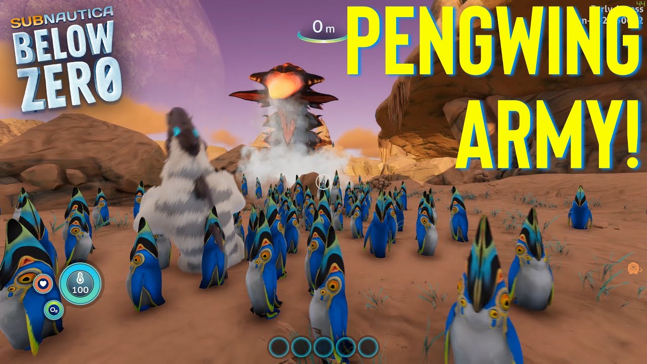 Subnautica Below Zero: Pengwing Army! - YouTube
