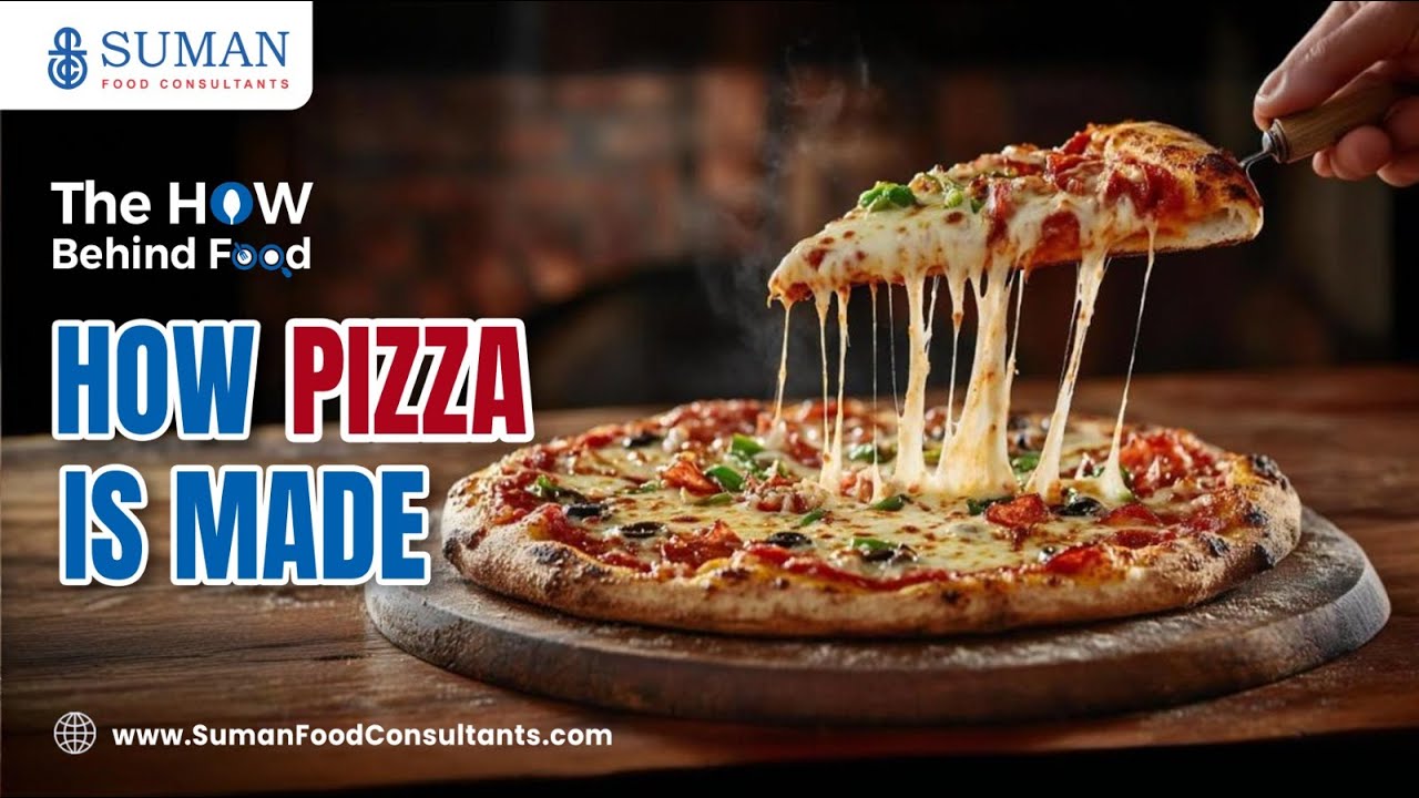 How Pizza Is Made | Pizza Processing | Pizza Production in Factories ...