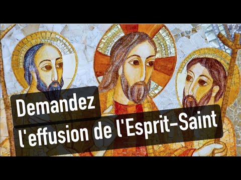 Avec l'Esprit-Saint, possible d'imiter Jésus. L' effusion de l'Esprit ...
