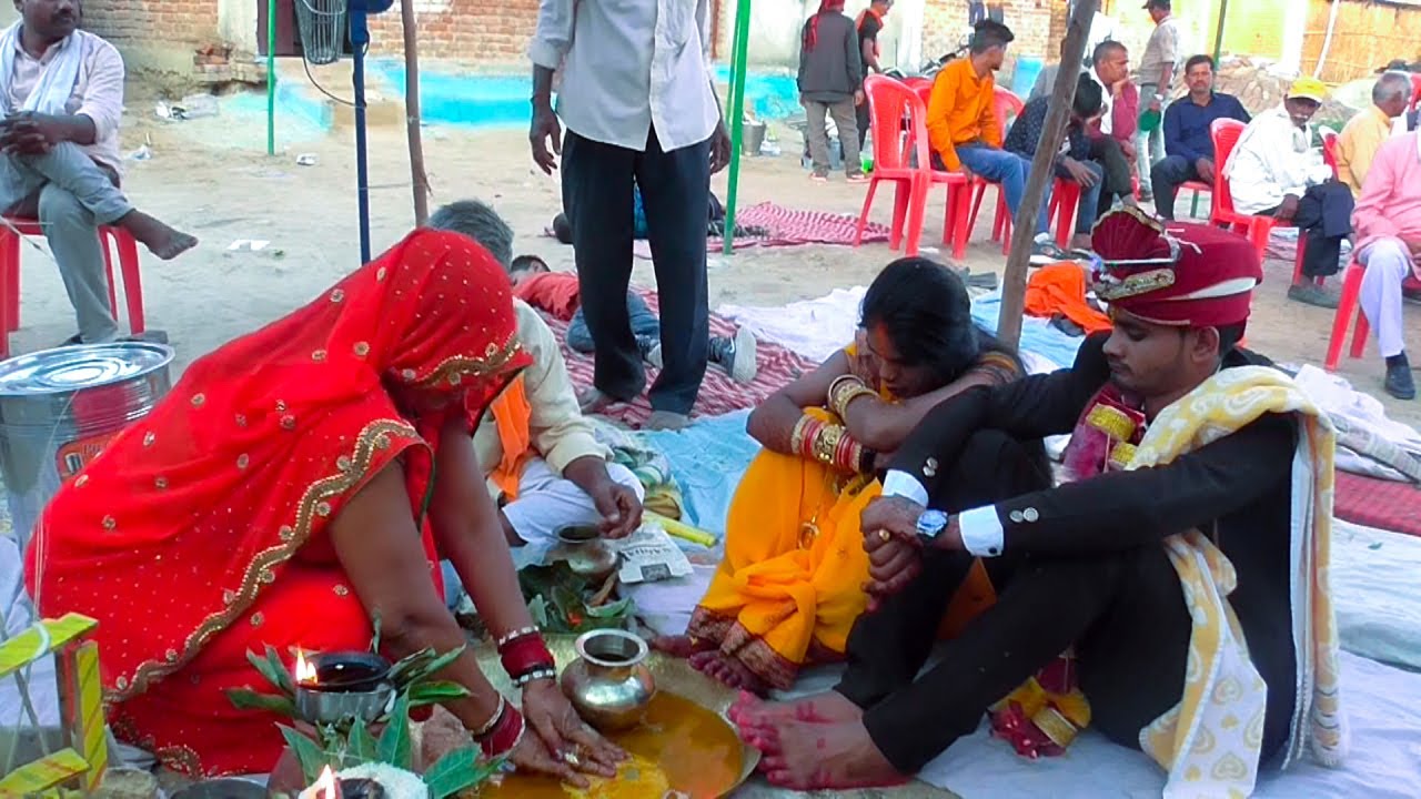 Pushpendra Weds Kranti Ki Shadi Barat Nikashi & Jaimala Ceremony Ki ...