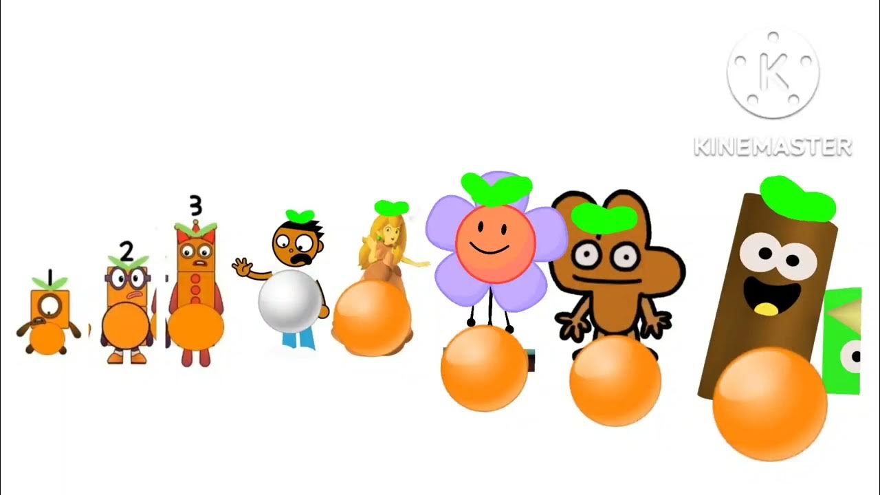 numberblocks orange inflation - YouTube