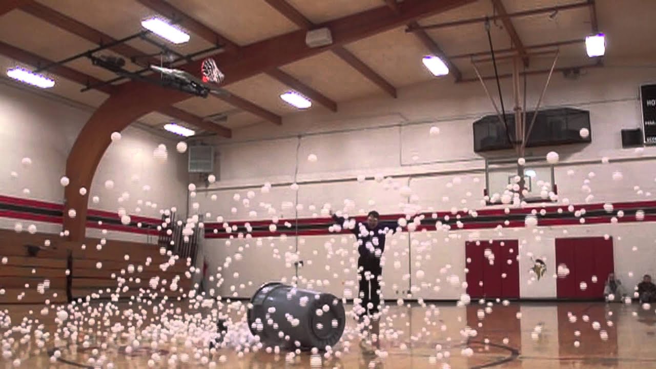 Liquid Nitrogen Ping Pong Ball Explosion - YouTube