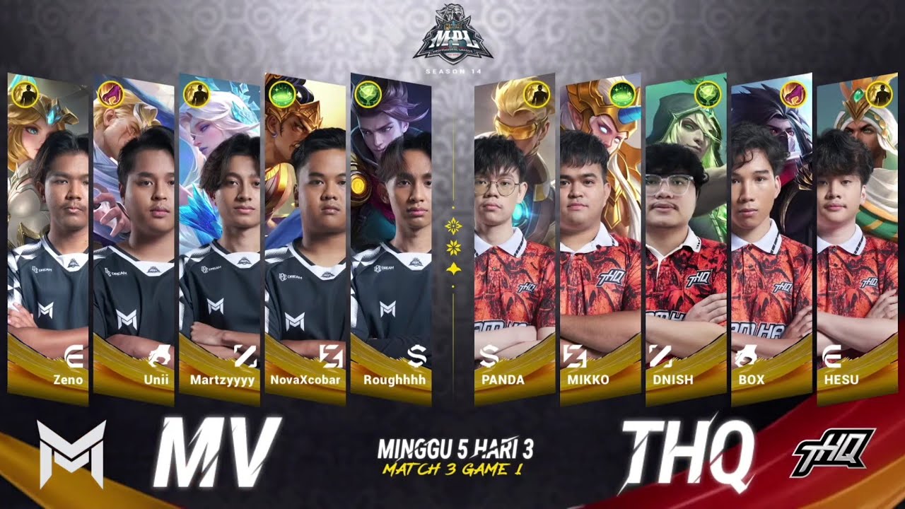 TEAM MV vs TEAM THQ GAME PERTAMA - YouTube
