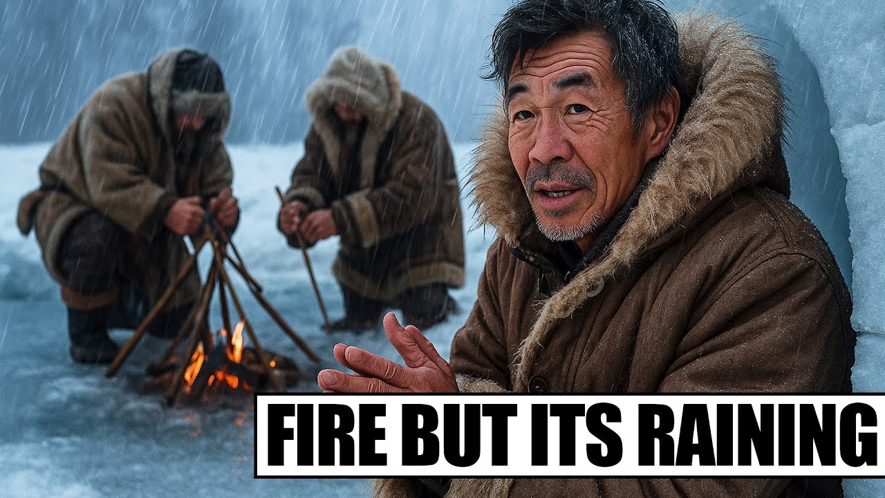 INUIT Fire Starting Tricks in the RAIN You Won’t BELIEVE This! - YouTube