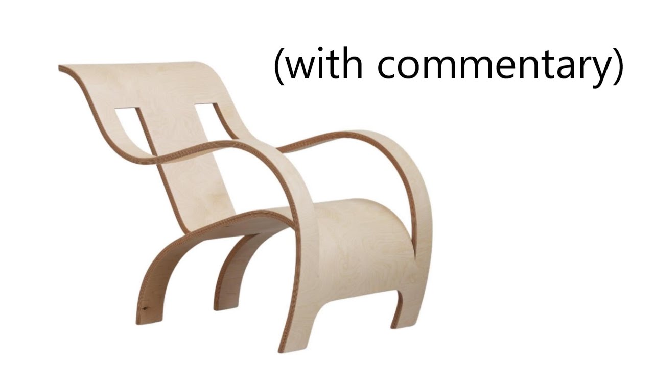 making the bent plywood armchair - YouTube