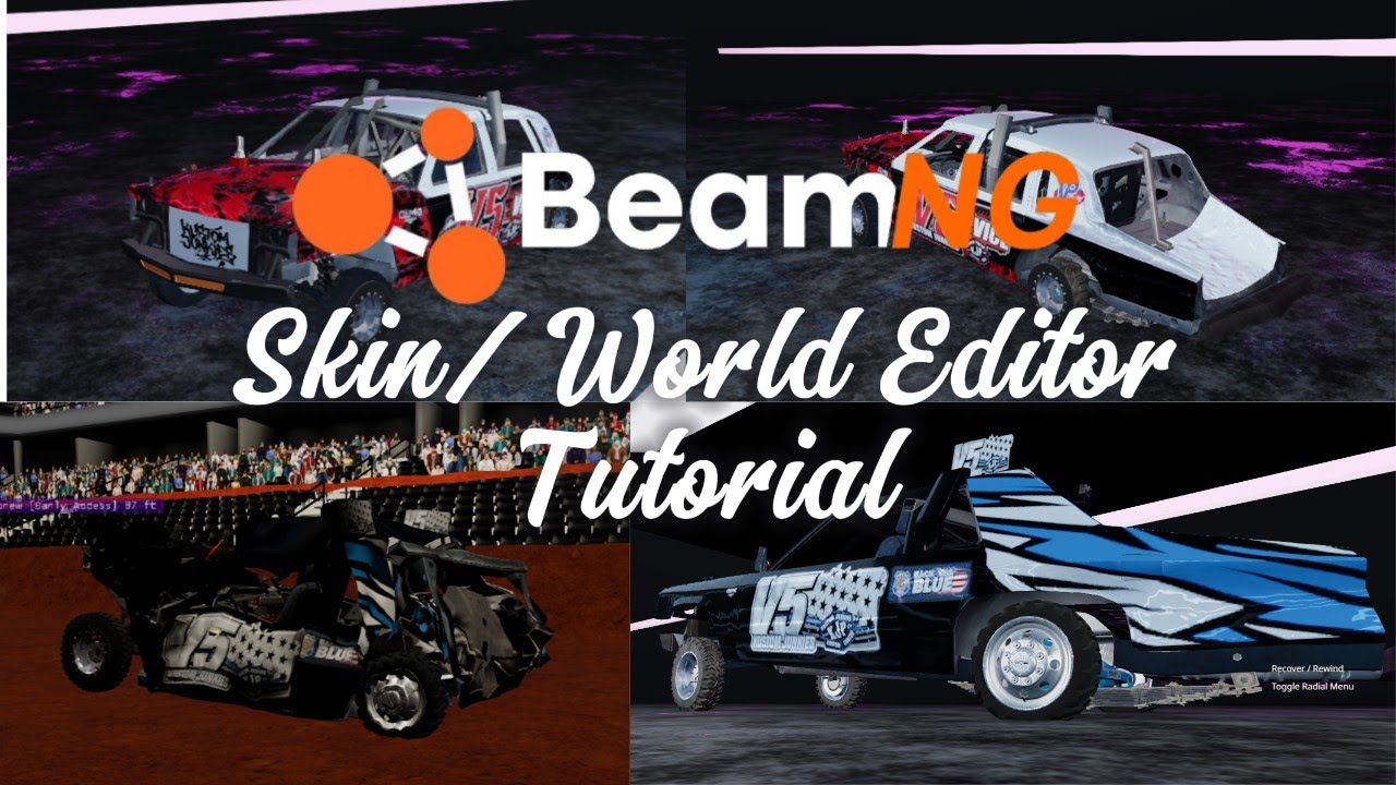How to make/code Demolition Derby Skins for BeamNG (World Editor ...