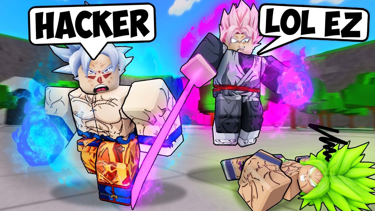 Using the *NEW* Goku Black MOVESET to Troll TOXIC BROLY Users in Z ...