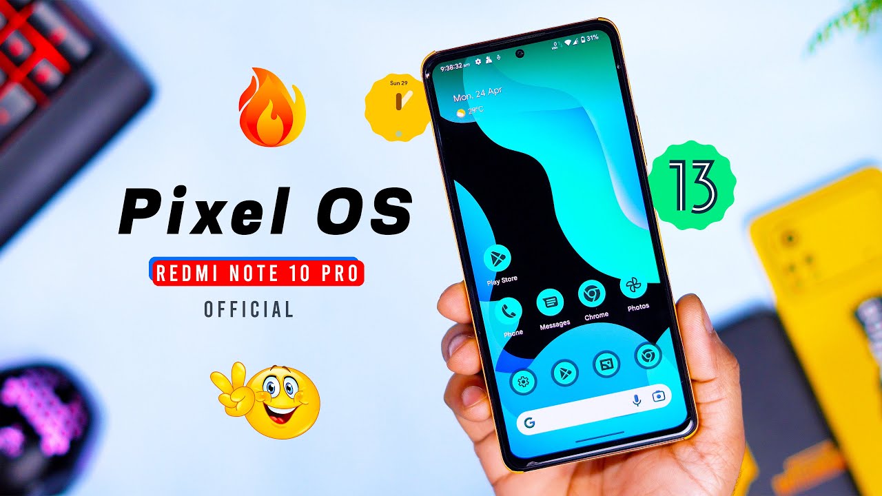 MUST TRY : PIXEL OS on Redmi Note 10 Pro : OTA Support, ANX, Smooth ui ...