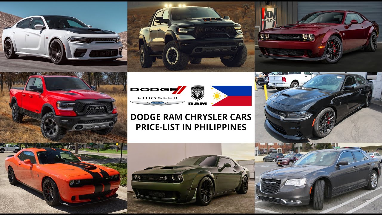 Dodge RAM Chrysler Cars Price-lists in the Philippines (Challenger ...
