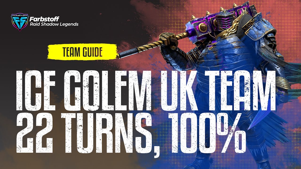 Raid: Shadow Legends - Unkillable Ice Golem Hardmode 10 - Fun Team ...