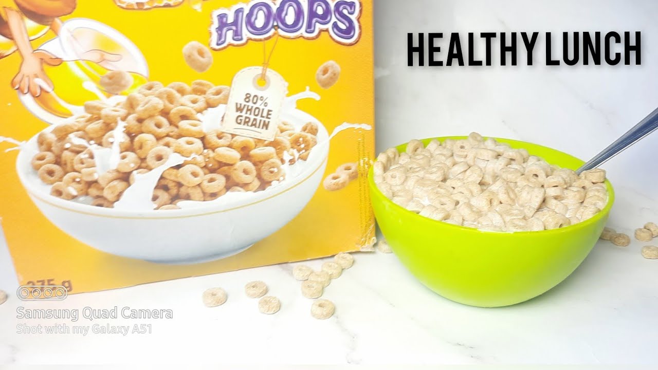 healthy honey hoops lunch for kids - YouTube