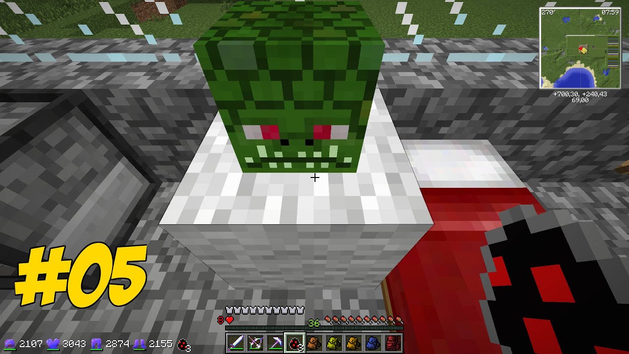 Explorando Minecraft com SUPER PACK DE MODS: #05 EM BUSCA DA BIG BERTHA ...