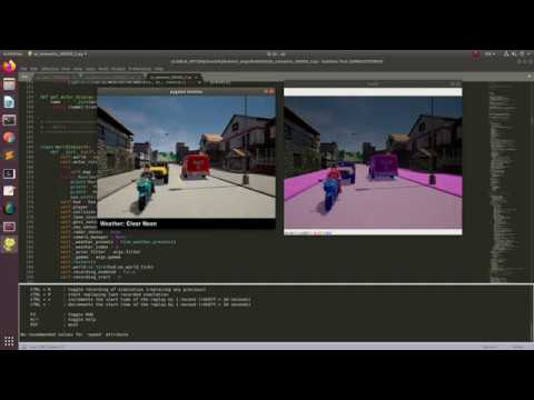 CARLA Simulator - Semantic Segmentation - YouTube