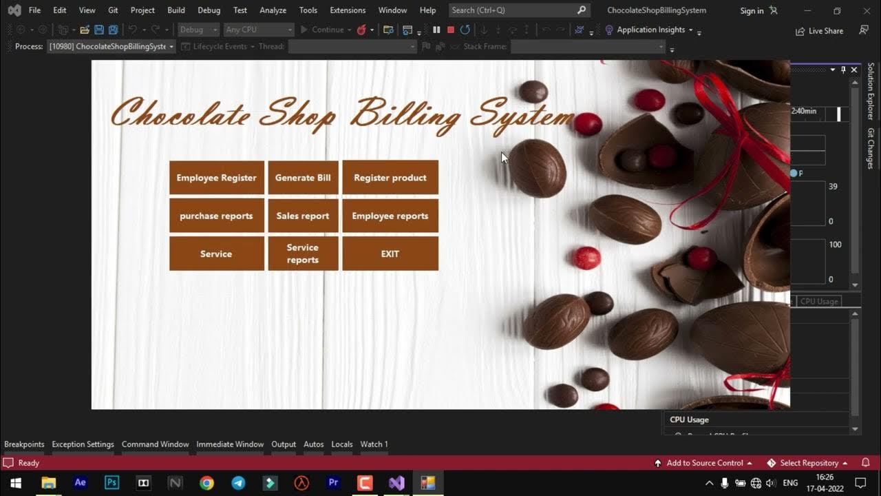 Chocolate Shop Mangement System | VB.net | MS ACCESS| BCA PROJECTS ...