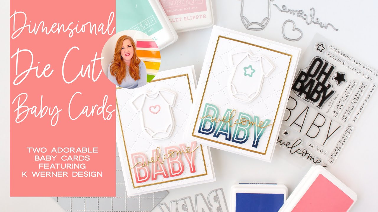 Dimensional Die Cuts - Two Baby Cards Featuring The Little Star Bundle ...
