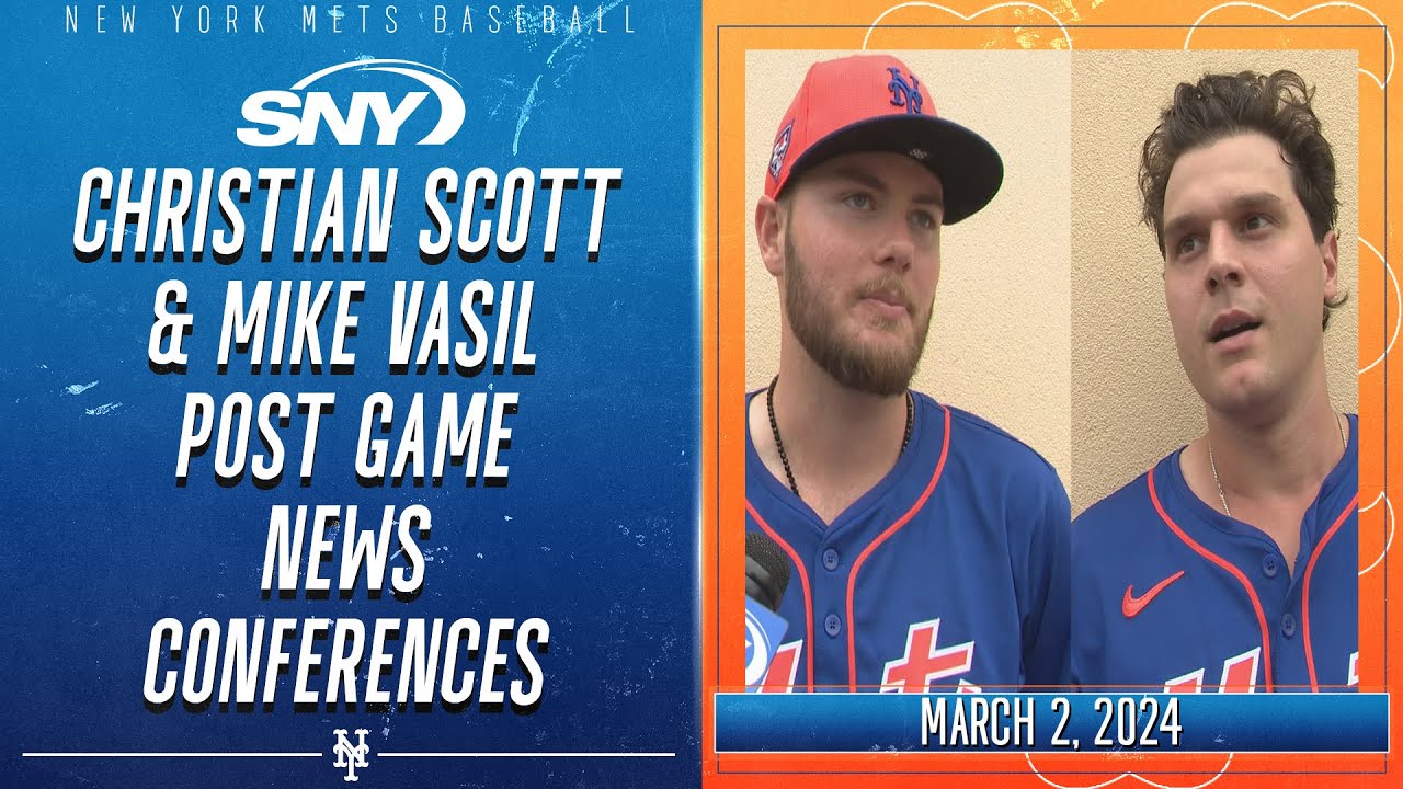 Mets pitching prospects Christian Scott & Mike Vasil comment on their ...