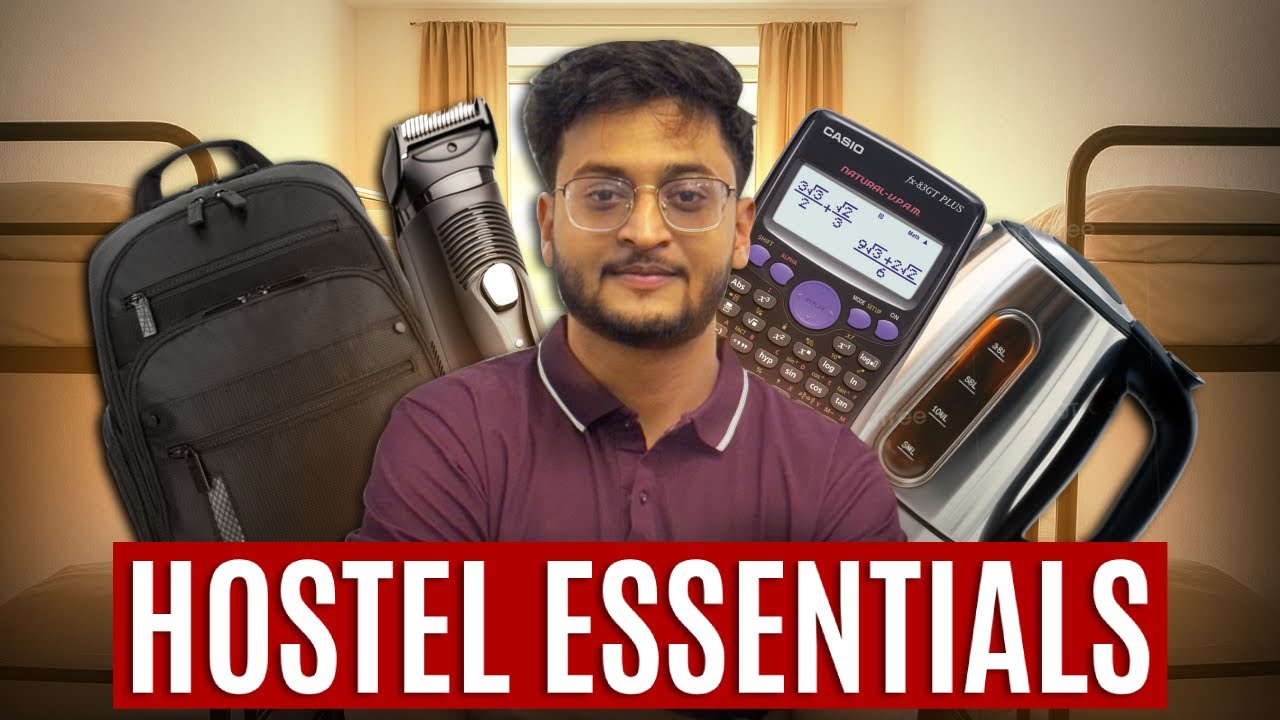 Hostel essentials|| packing guide for hostel - YouTube
