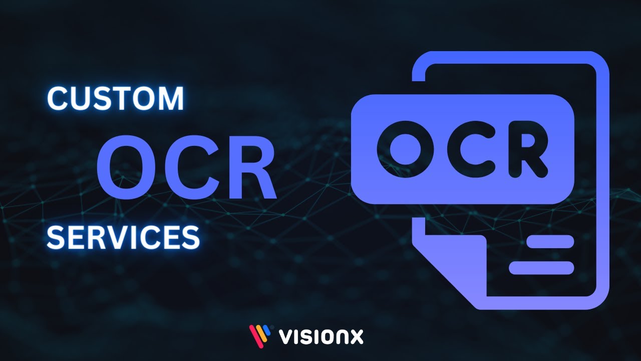 Custom OCR Services | VisionX - YouTube