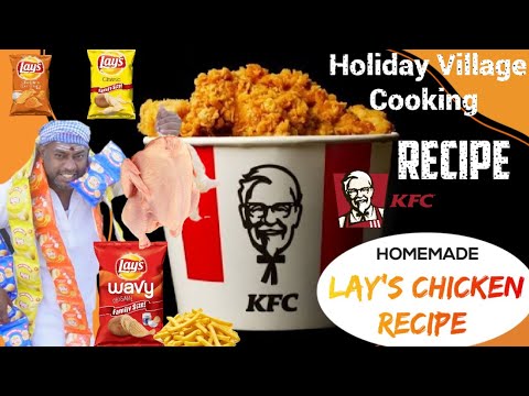 Lay's Chicken | Holiday Village Cooking | Lay's Chicken Recipe Cooking ...