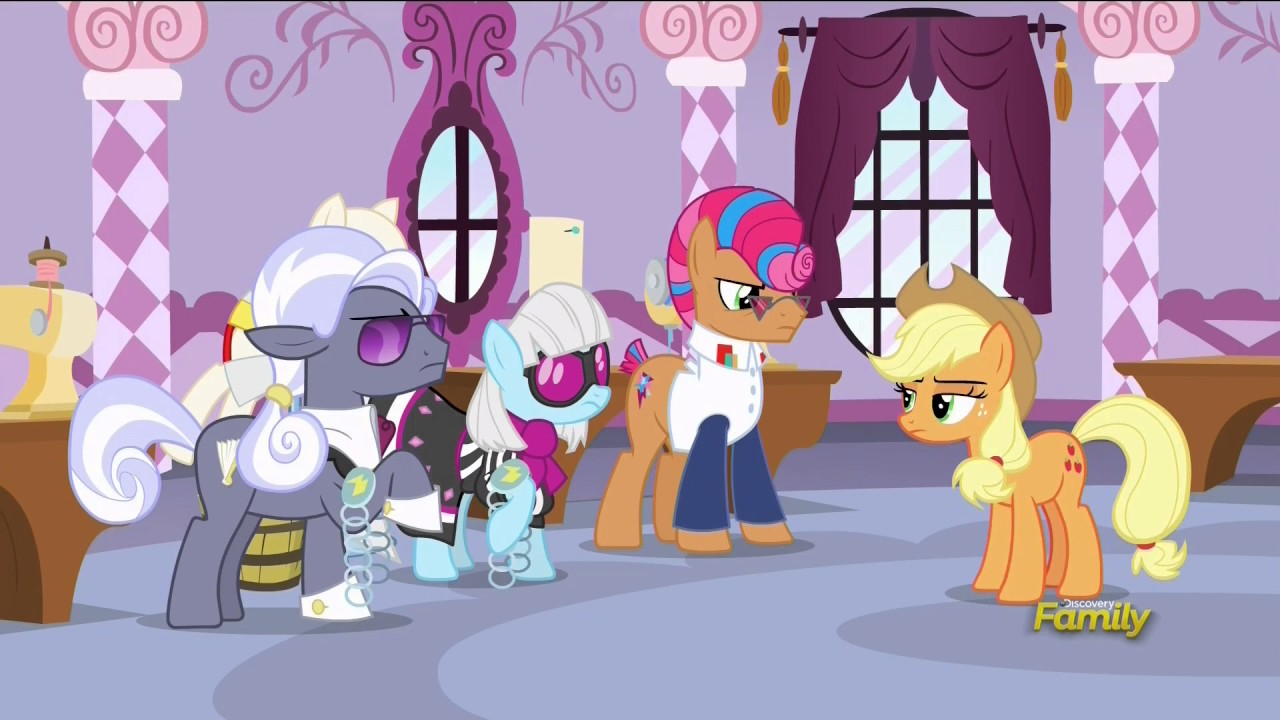 Applejack gets mad at fashion - Honest Apple - YouTube