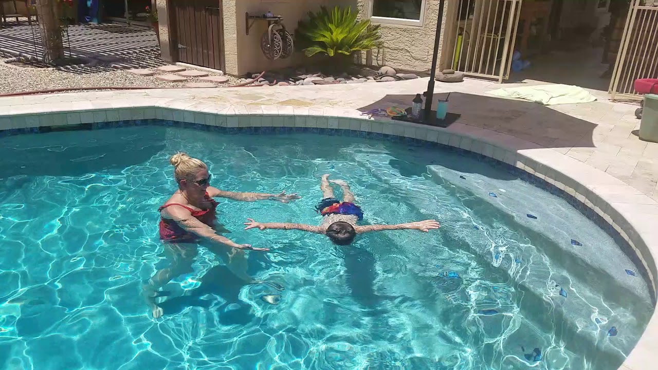 Jordan swimming - YouTube