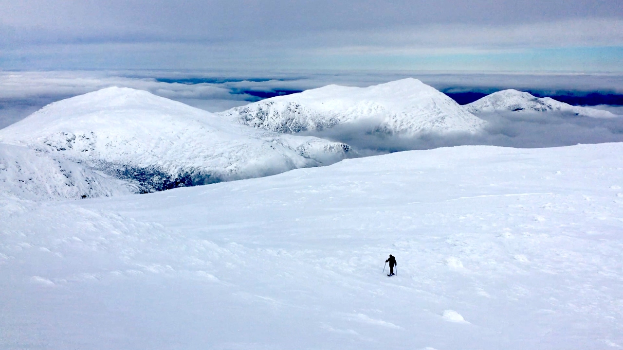 Skiing Mount Washington via the Cog Railway | Backcountry skiing Mount ...