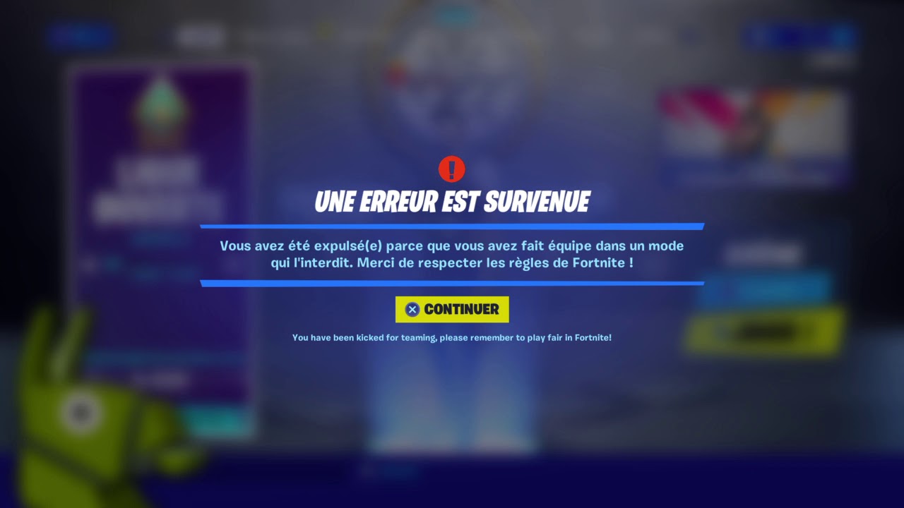 Bann de fortnite - YouTube