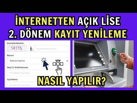 Açık Lise 2. Dönem Kayıt Yenileme İnternetten Nasıl Yapılır? Kayıt Yenileme İşlemleri