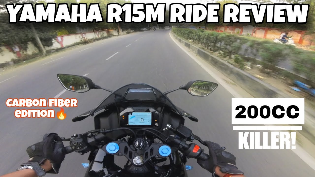Yamaha R15M Carbon Fiber edition Ride Review - Price & Features ! - YouTube