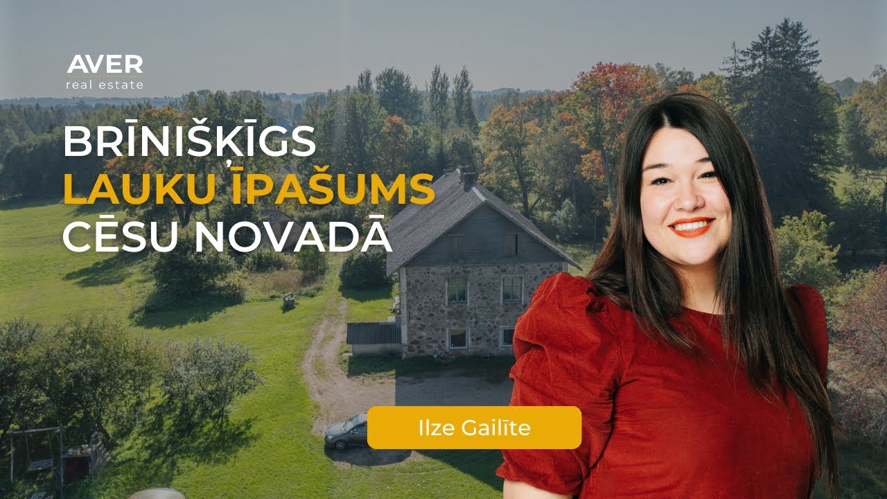 Brīnišķīgs lauku īpašums Cēsu novadā - YouTube
