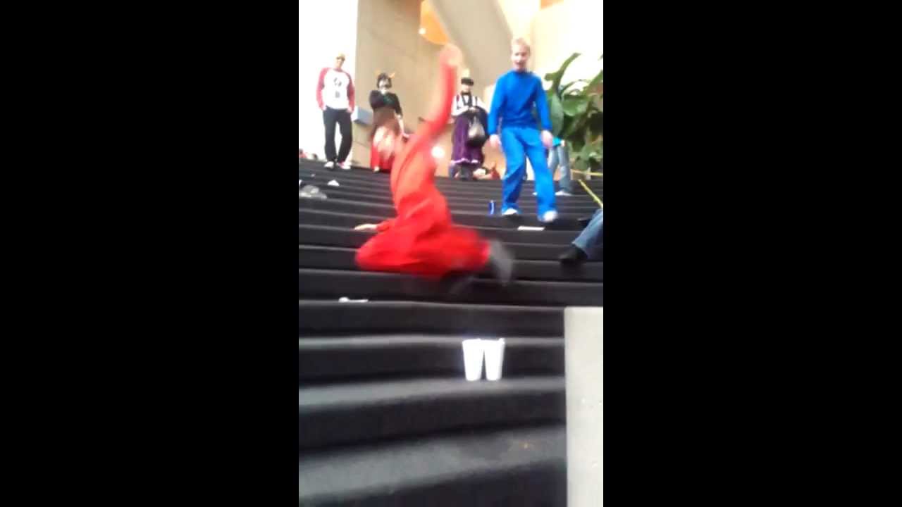 Warned you about the stairs, bro - YouTube