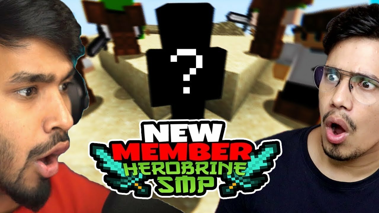 I will become a new member of Herobrine smp and explore smp..# ...