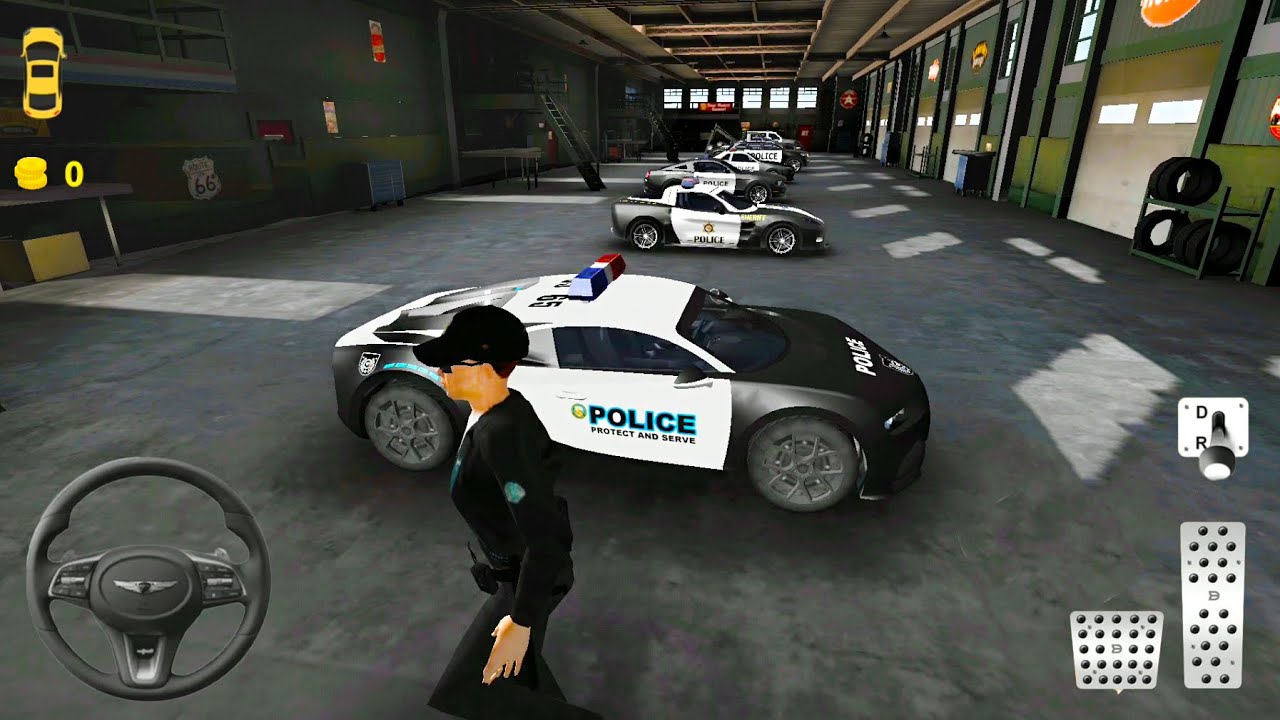 Garage For 16 Police Cars - Long SUV Squeeze In Small Car - Android ...