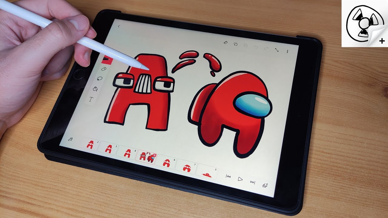 Alphabet Lore x Among Us Animation | FlipaClip Process On IPad - YouTube