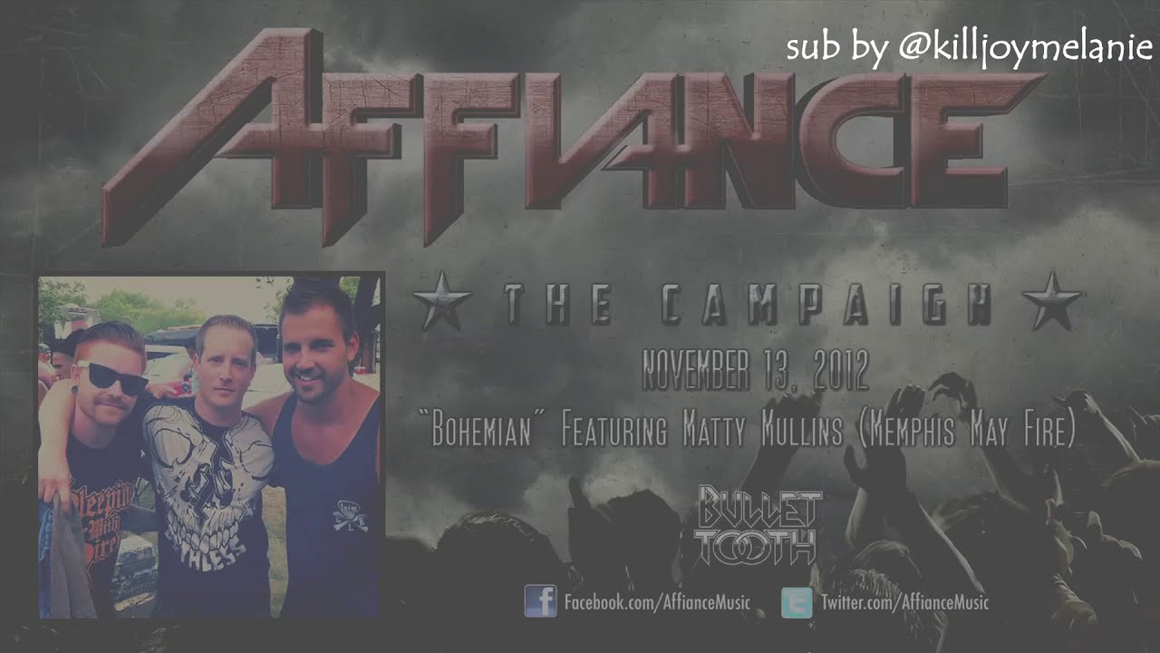 AFFIANCE -Bohemian (Feat. Matty Mullins) | Sub Español & Lyrics - YouTube