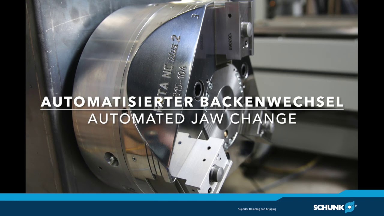 Schunk Rapido automatic jaw change Chuck - YouTube