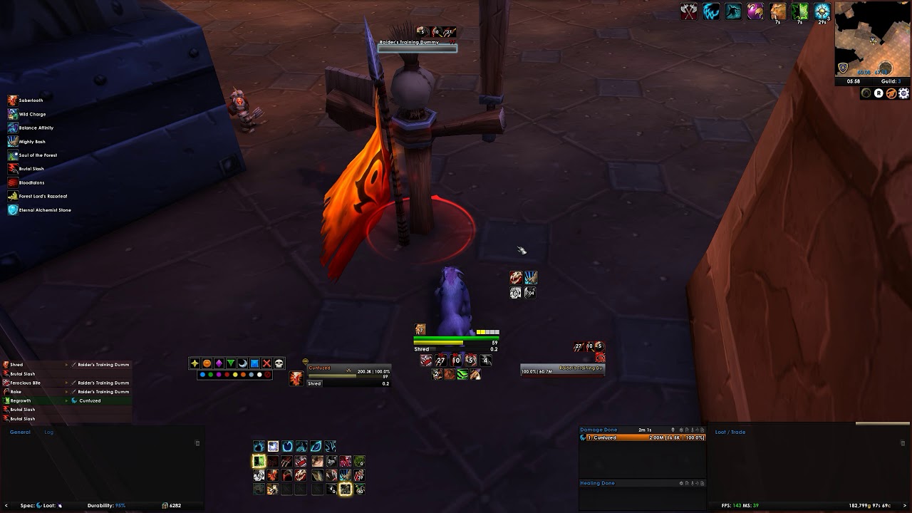 Feral Druid UI - YouTube