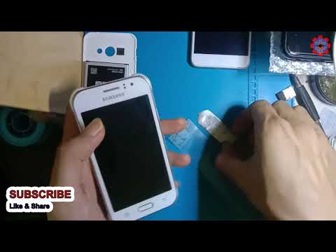 Cara Bongkar Samsung J1 ace SM-J111F LCD aman tanpa separator vacum