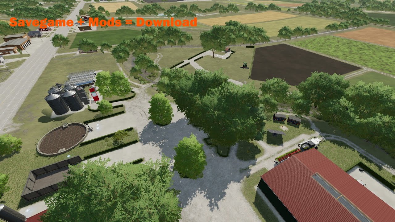 LS22 - Auf der Elmcreek Karte einen Hof bauen + Download Farming ...