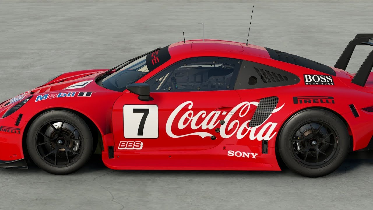 Gran Turismo Sport Livery Editor: Coca-Cola Porsche RSR - YouTube