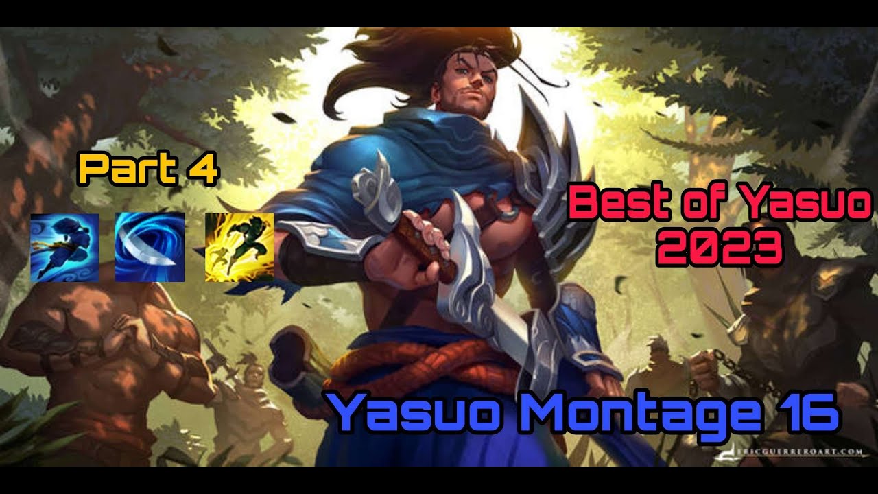 Yasuo Montage 16-EQ Flash Best of Yasuo 2023 - YouTube