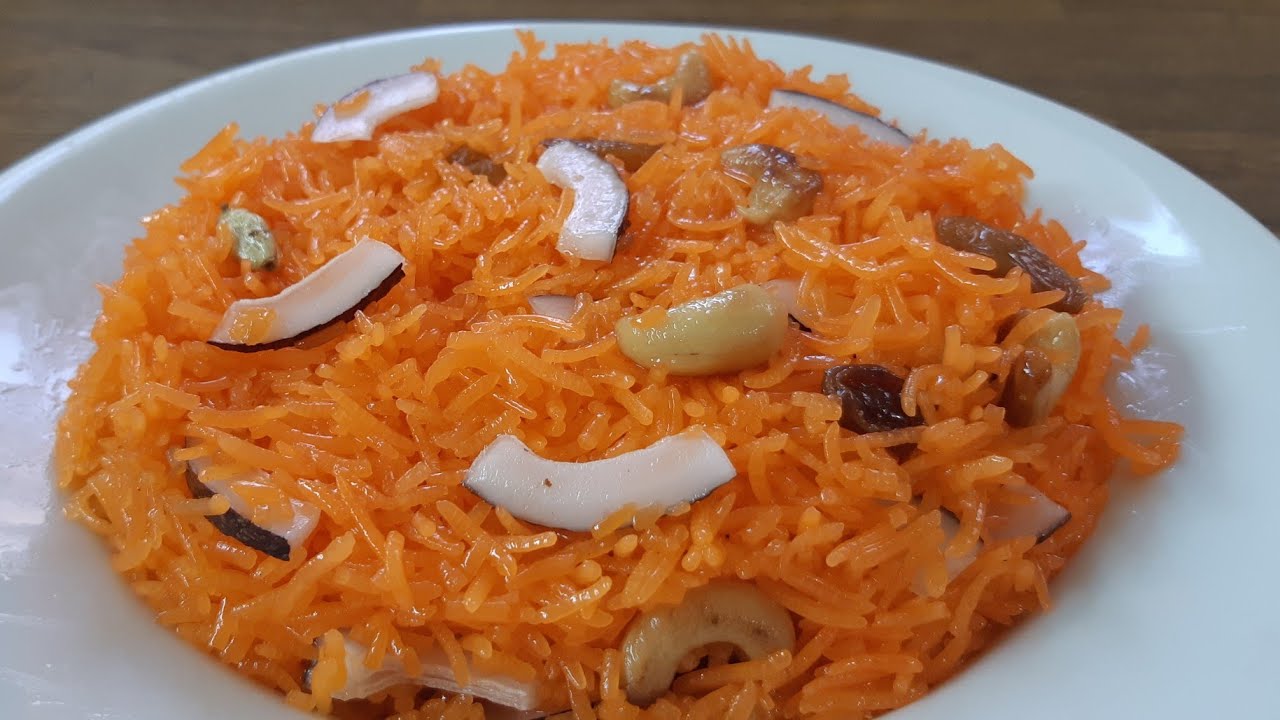 Zarda| Sweet Rice Recipe - YouTube