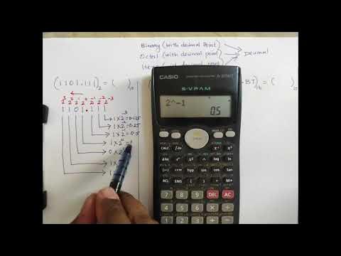 4 Decimal Point binary octal hexa to Decimal - YouTube