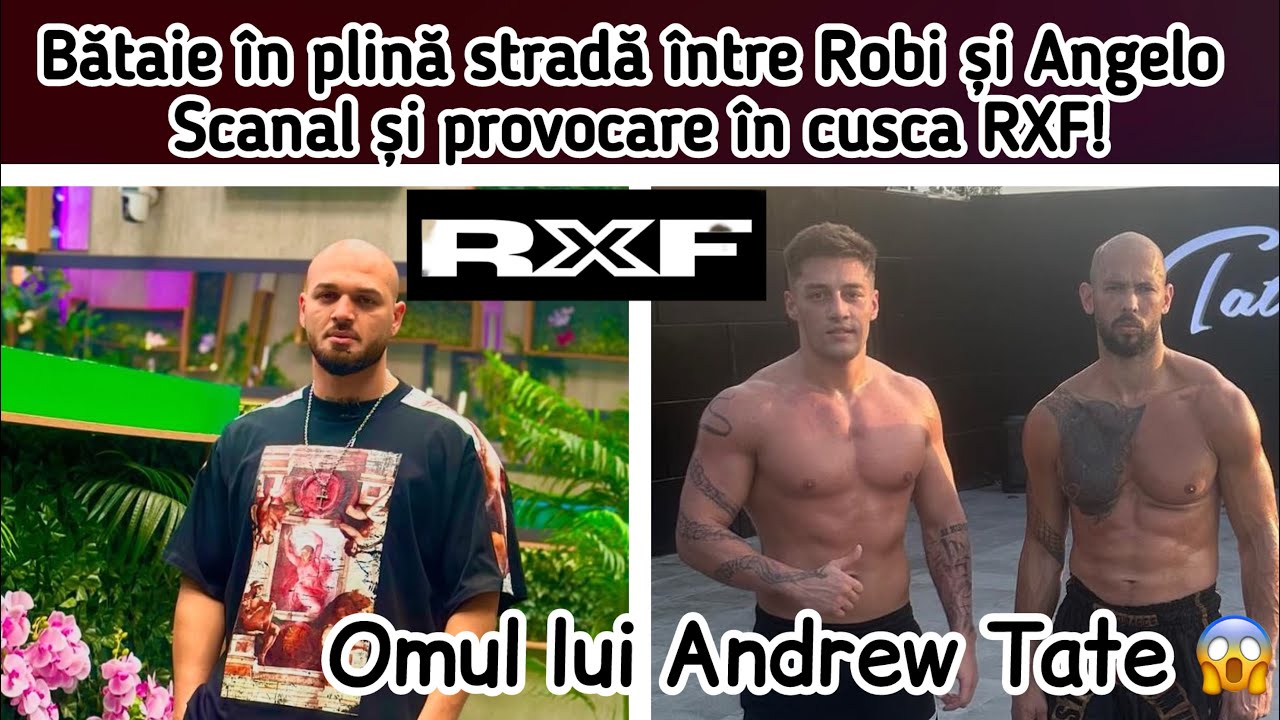 Bătaie în plină stradă între Robi și Angelo (Omul lui Andrew Tate)🤯 ...